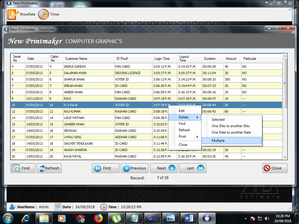 New Print-maker Cyber Cafe Timer using VB.NET and MS Access with Source Code | SourceCodester
